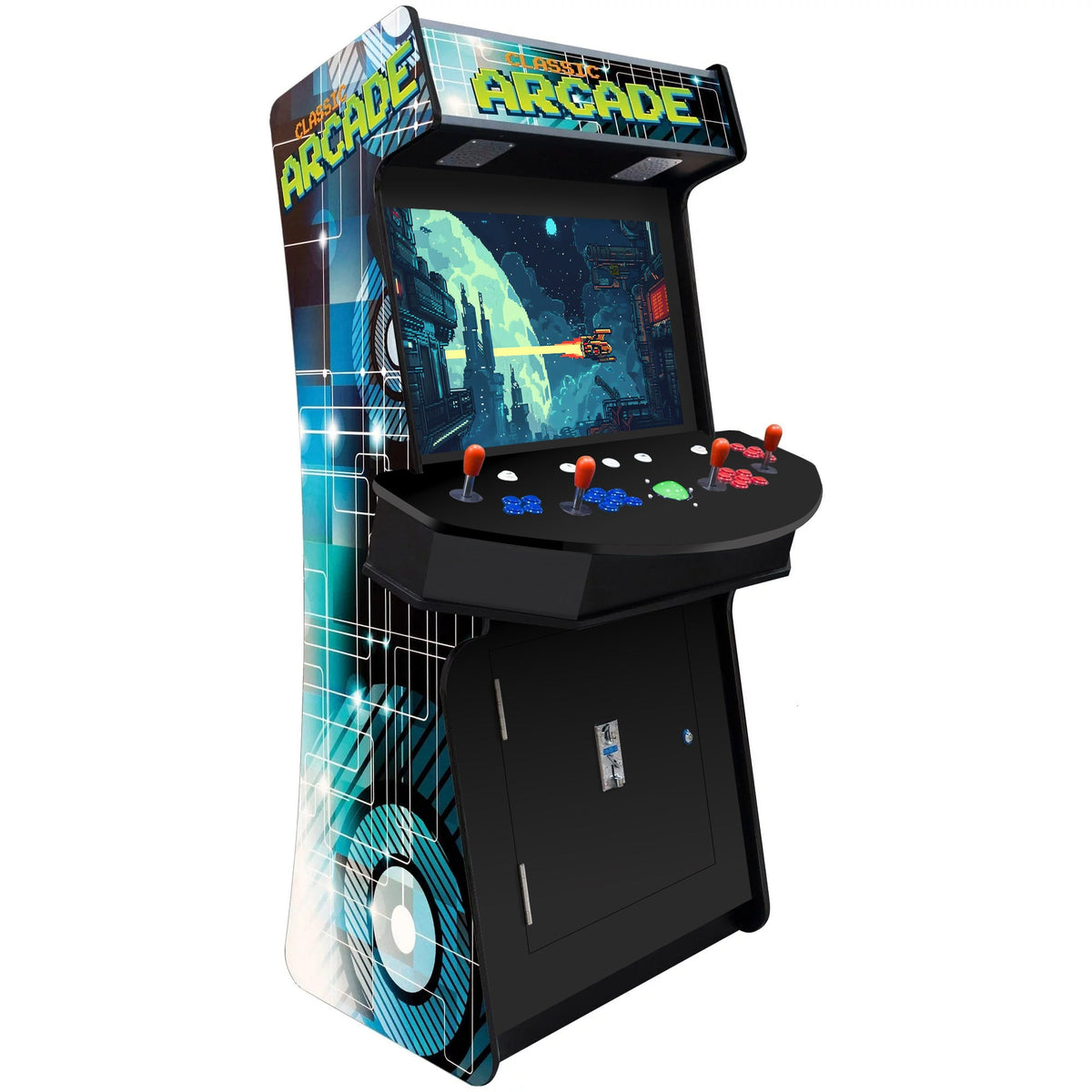 4P Slim Stand Up Arcade Machine – Prime Home Gear