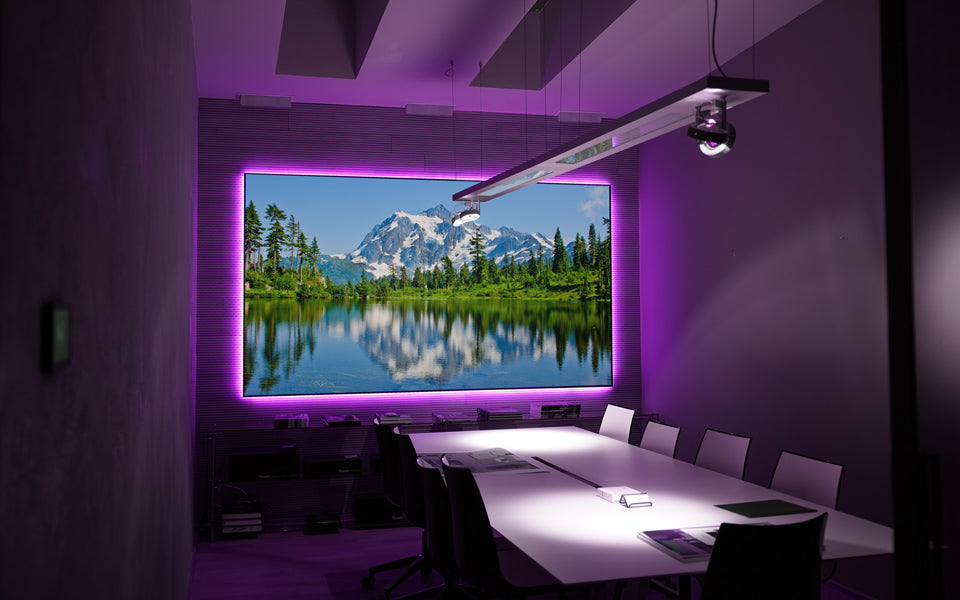 Aurora 4K Ambient Light Rejection NanoEdge Screen – Prime Home Gear